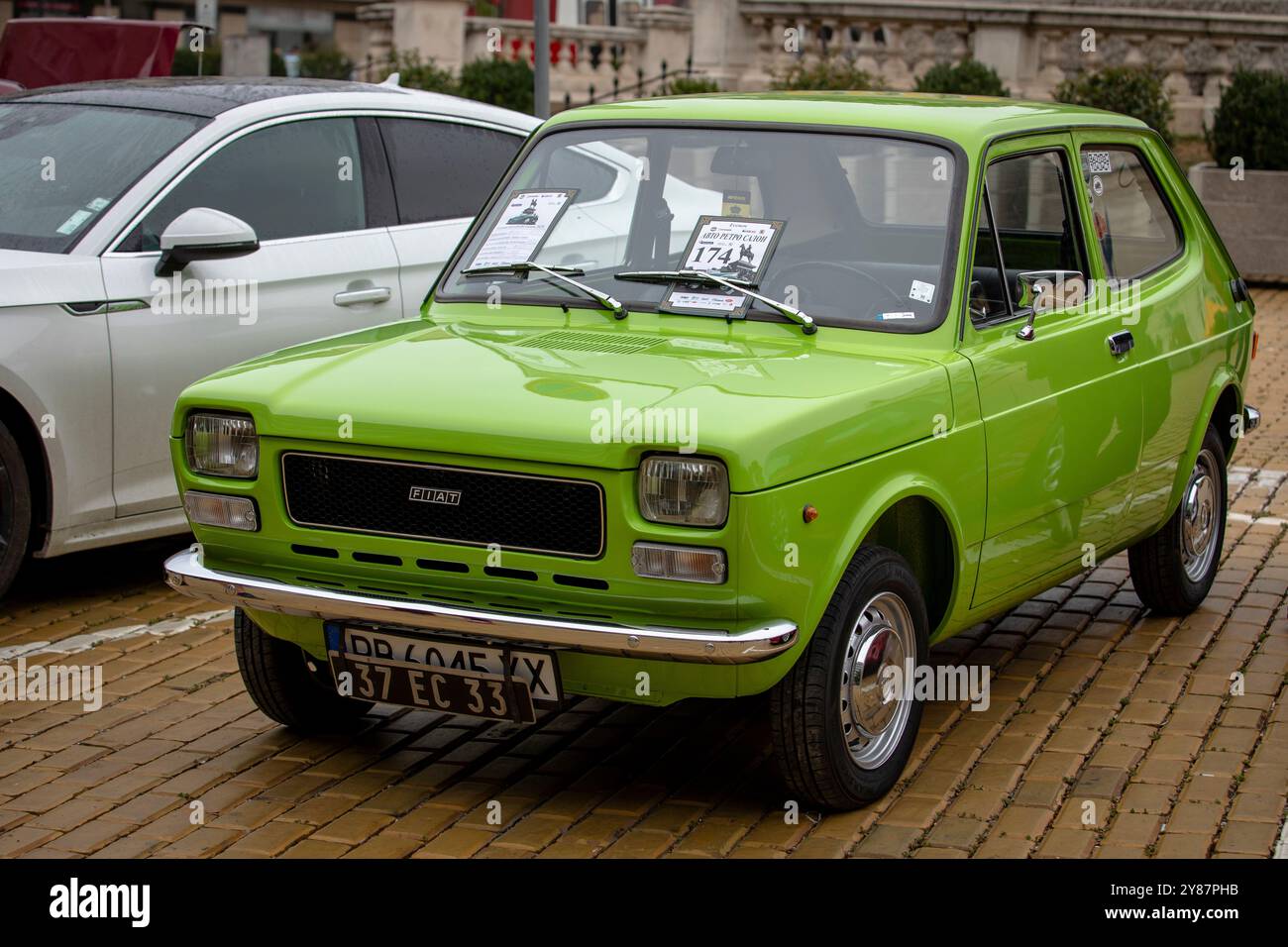 Sofia, Bulgaria - September 15, 2024: Old vintage car parade at Autumn ...