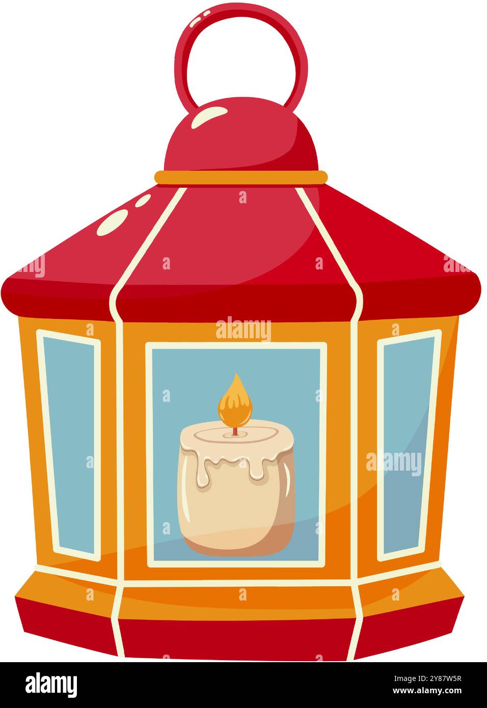Islamic lantern candle Stock Vector Images - Alamy