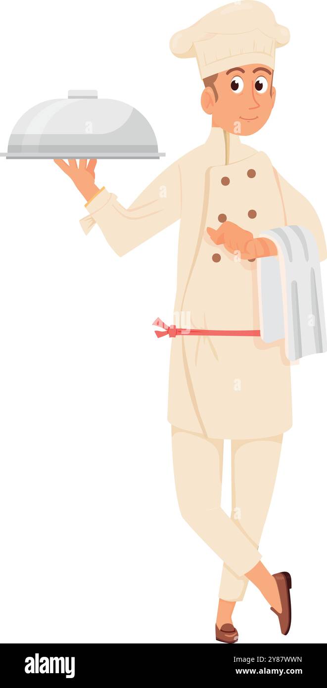 Cooker chef baker in Stock Vector Images - Alamy