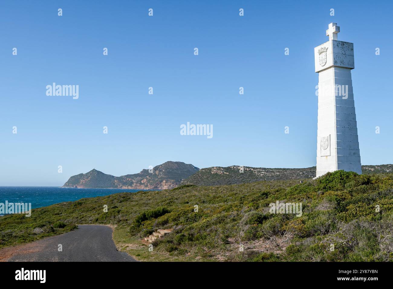 Cross of Vasco da Gama, at Buffels Bay Beach, Cape of Good Hope, Cape ...
