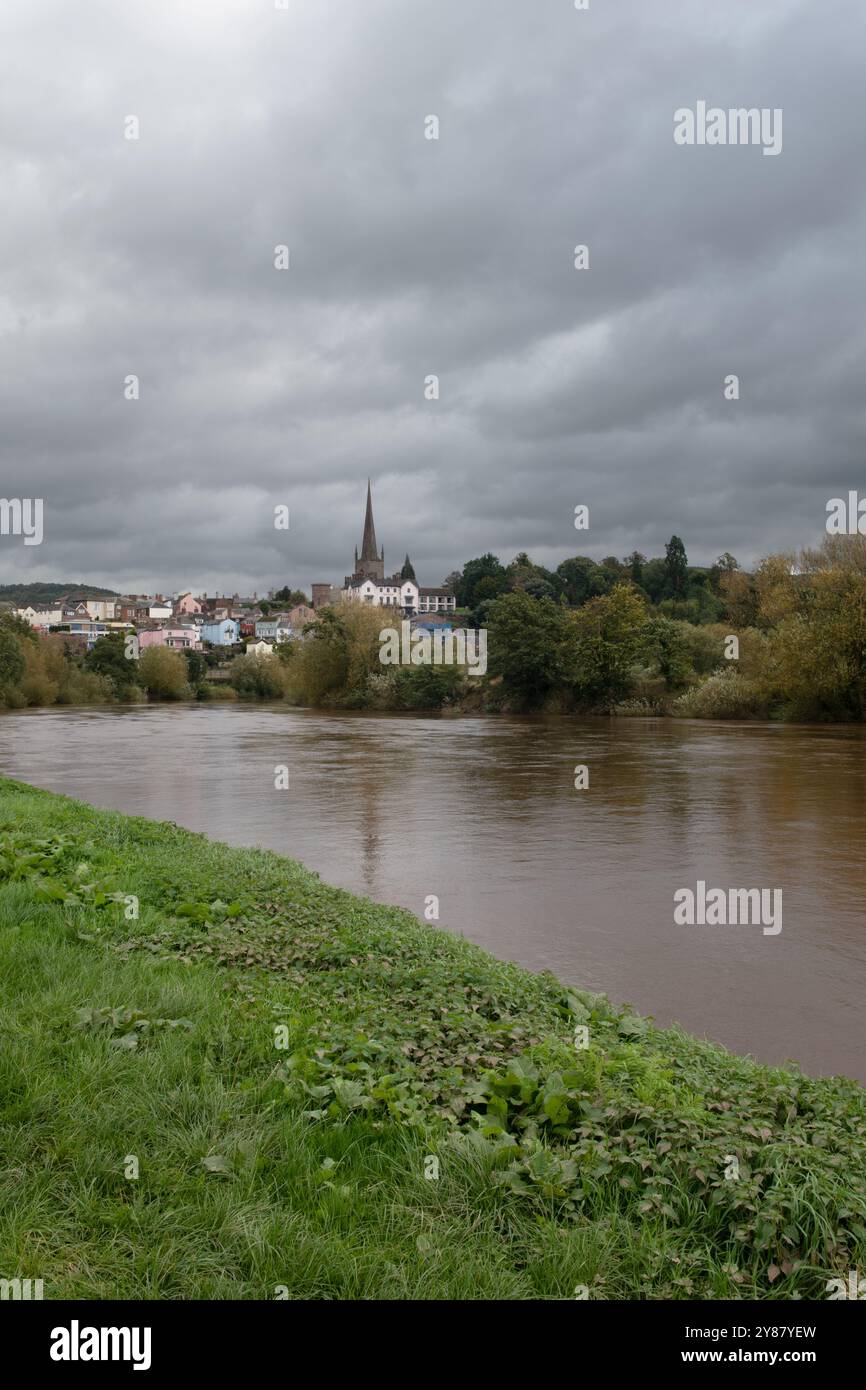 The River Wye at Ross On Wye, Herefordshire, England Stock Photo - Alamy