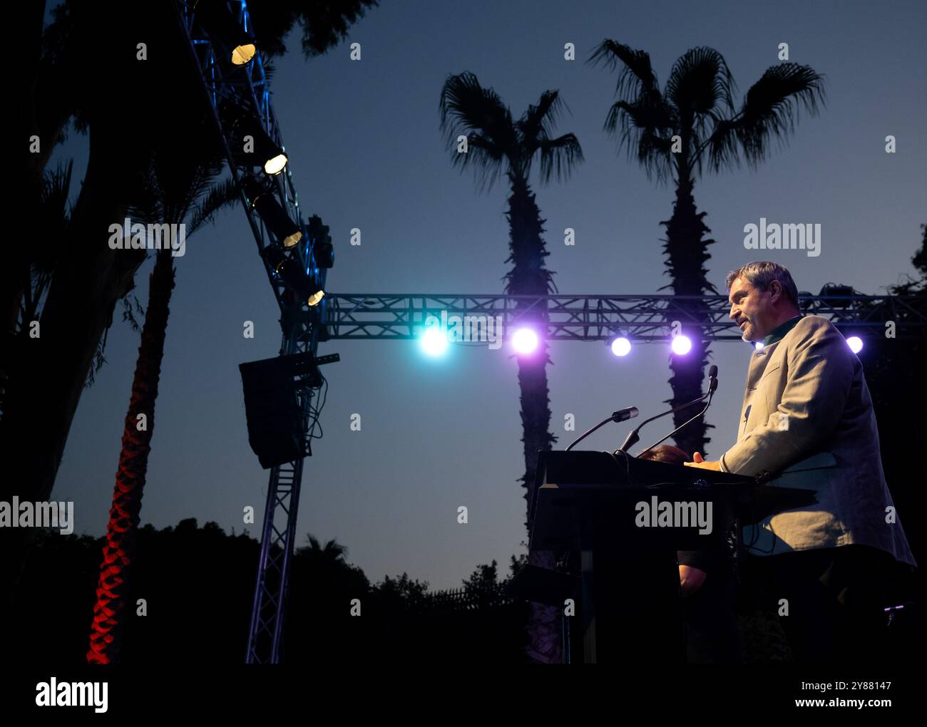 Kairo, Egypt. 03rd Oct, 2024. Markus Söder (CSU), Prime Minister of ...