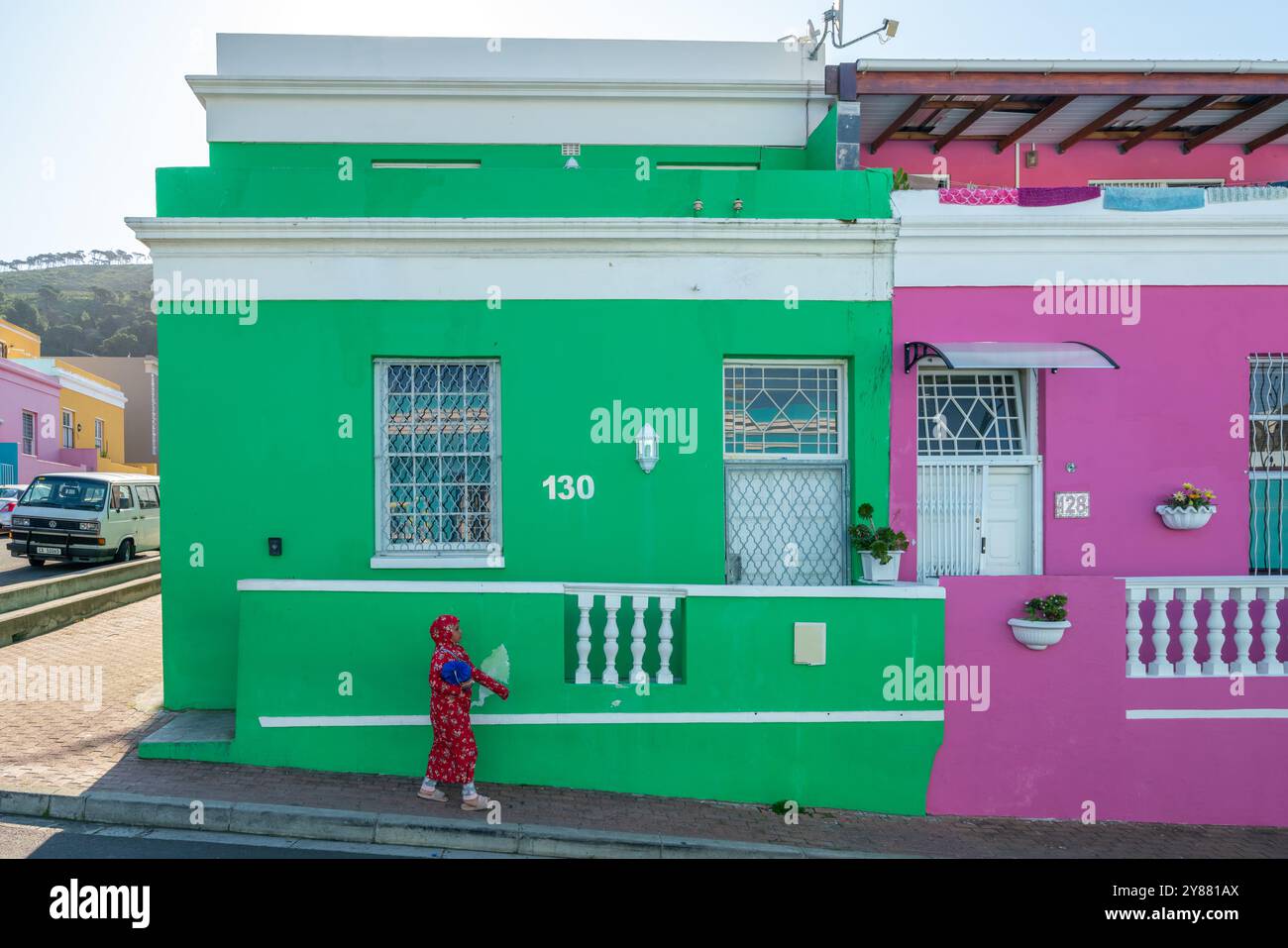 Cape Town, South Africa - August 31, 2022: Bo-Kaap, an area of Cape ...