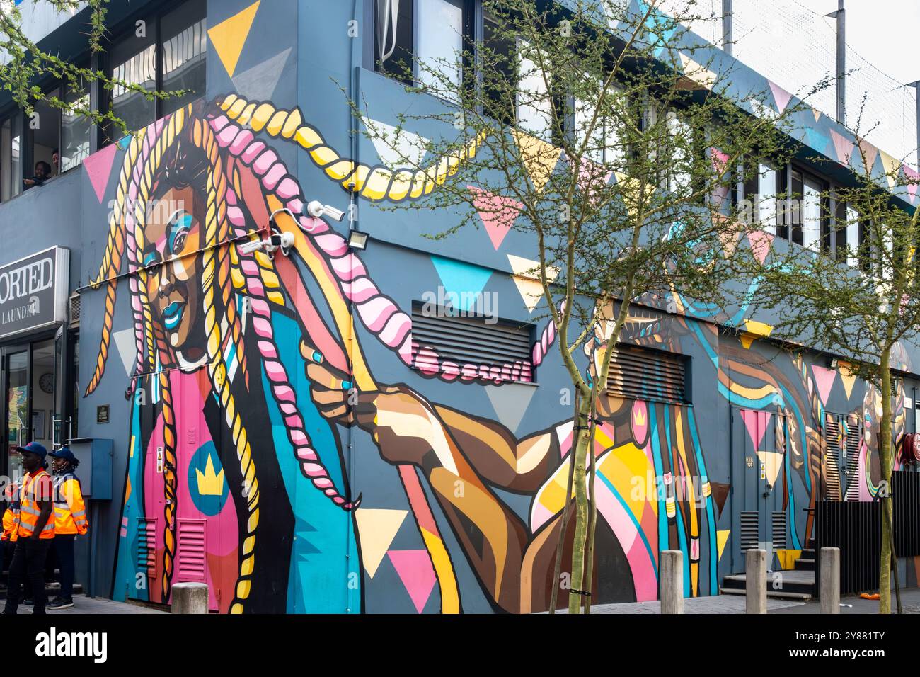 Johannesburg, South Africa - September 08, 2022: Graffiti in the ...