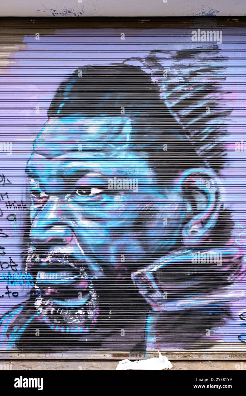 Johannesburg, South Africa - September 08, 2022: Graffiti in the ...