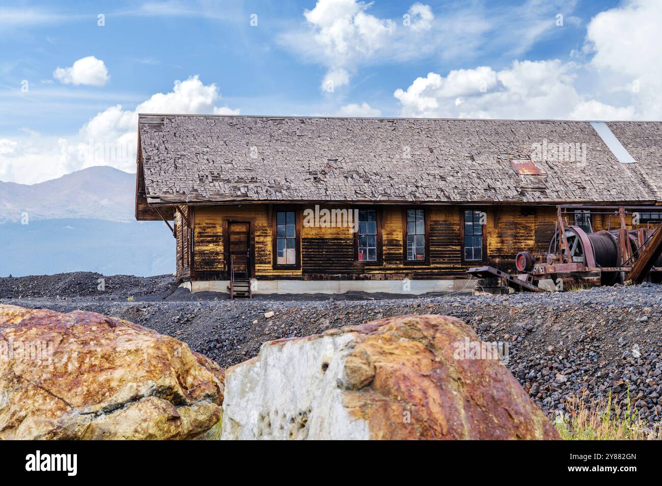 Historic mining building; Leadville; Colorado; USA Stock Photo - Alamy