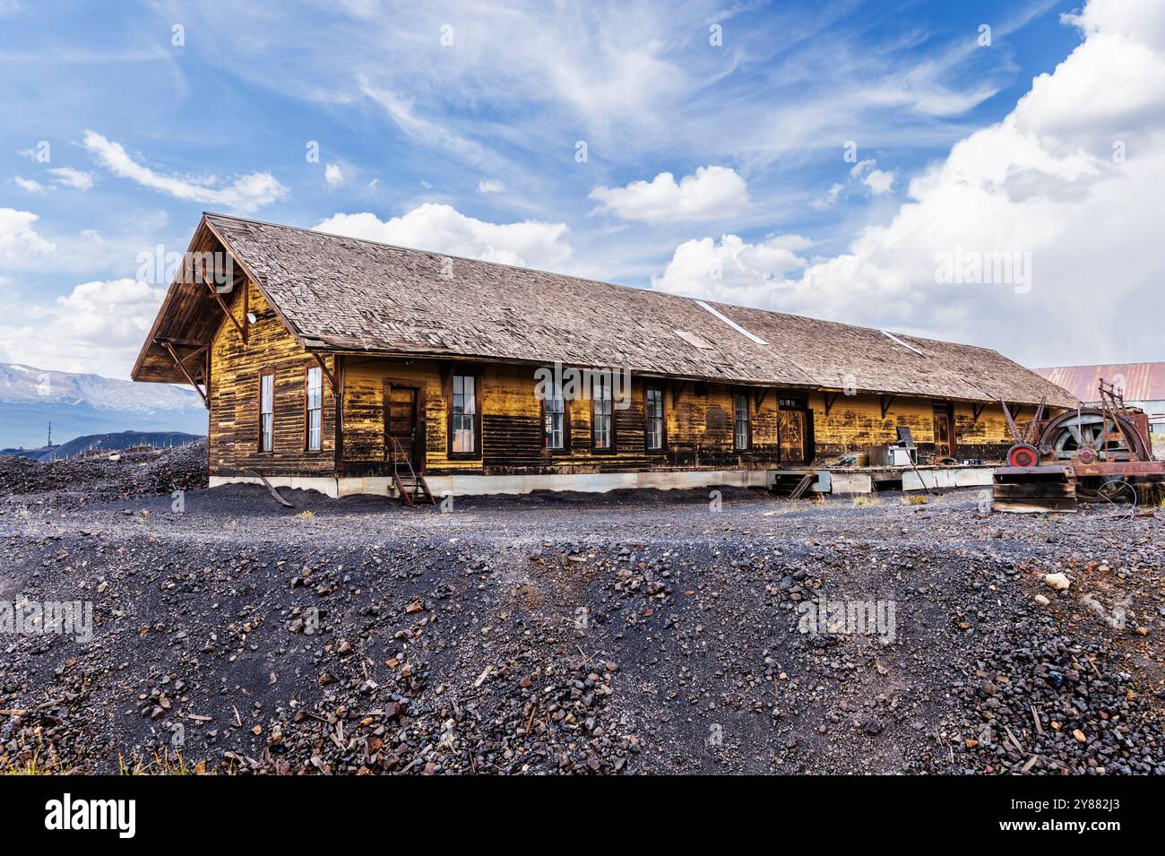 Historic mining building; Leadville; Colorado; USA Stock Photo - Alamy
