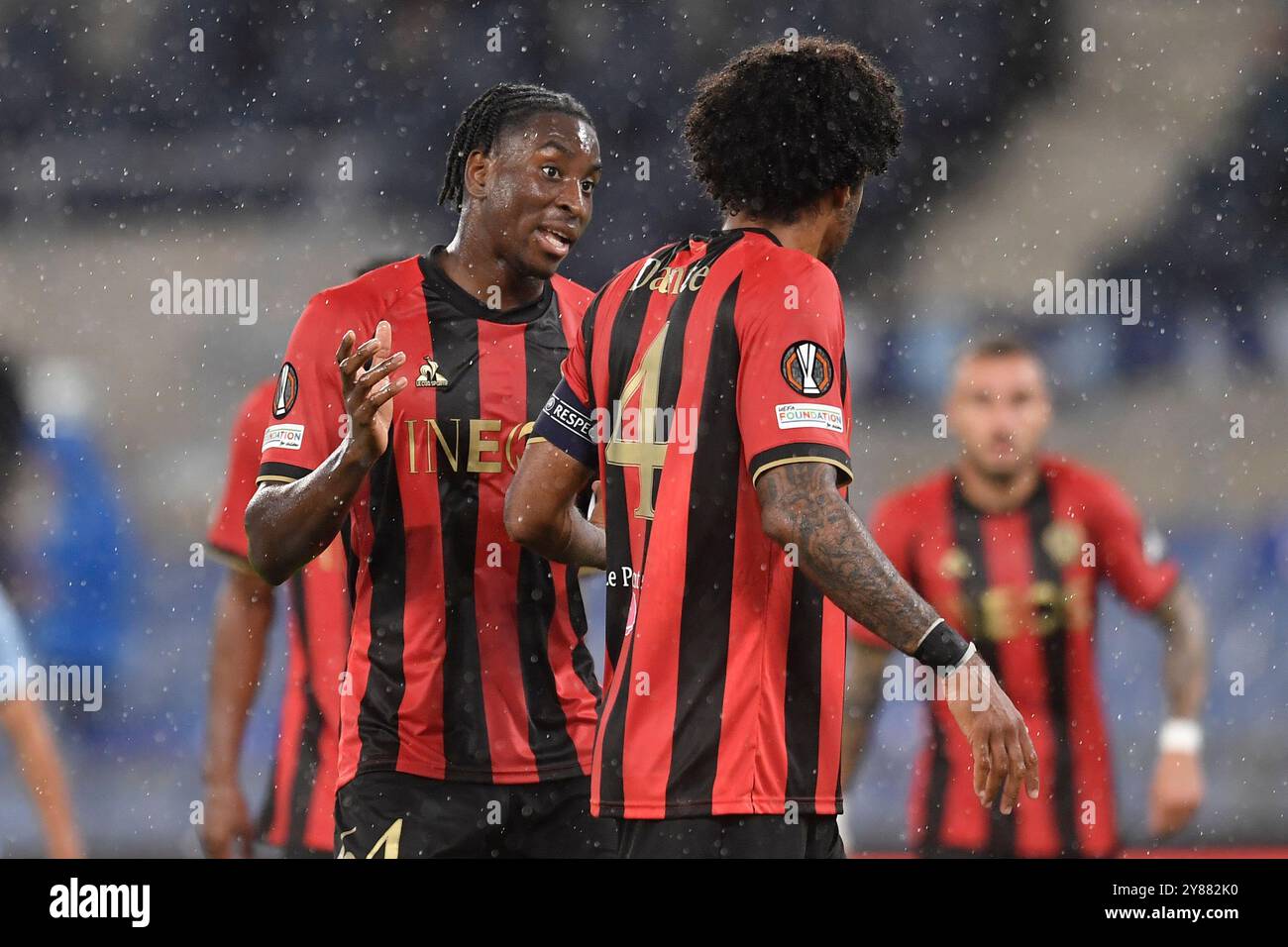 Rome, Italy. 03rd Oct, 2024. Dante Bonfim Costa Santos and Moise ...
