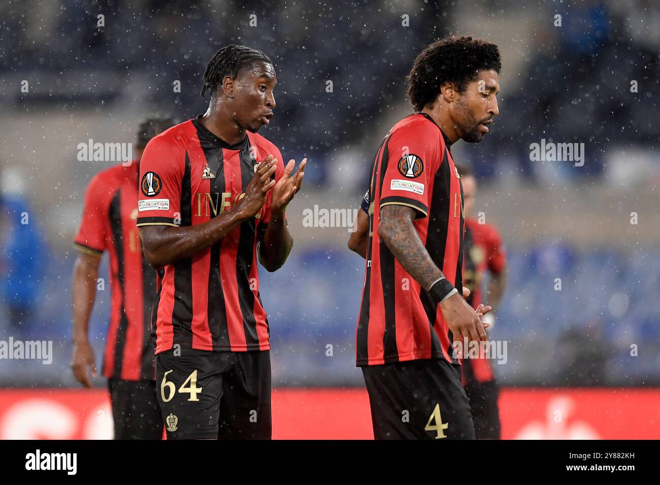 Rome, Italy. 03rd Oct, 2024. Dante Bonfim Costa Santos and Moise ...