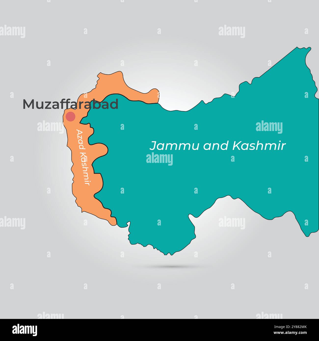 Historical kashmir map hi-res stock photography and images - Alamy