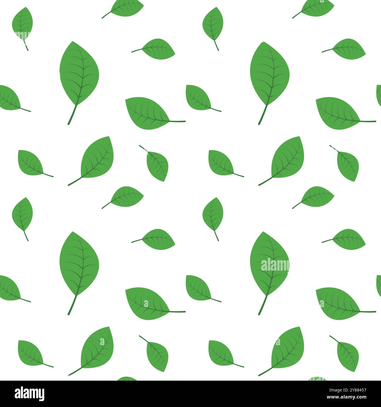 Leaves nature seamless pattern Cut Out Stock Images & Pictures - Alamy