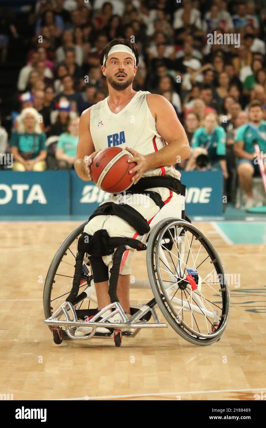 Christophe CARLIER of France vs Canada in the Wheelchair Basketball ...