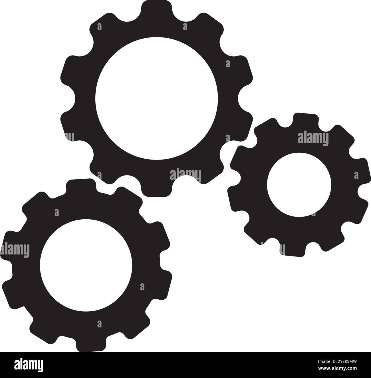 gear icon vector illustration logo design Stock Vector Image & Art - Alamy