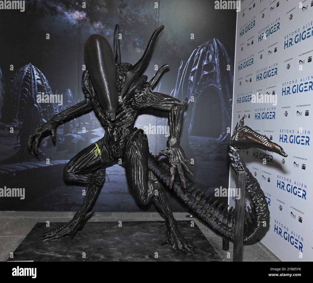 Turin, Italy Beyond Alien HRGIGER presentation of the first exhibition ...