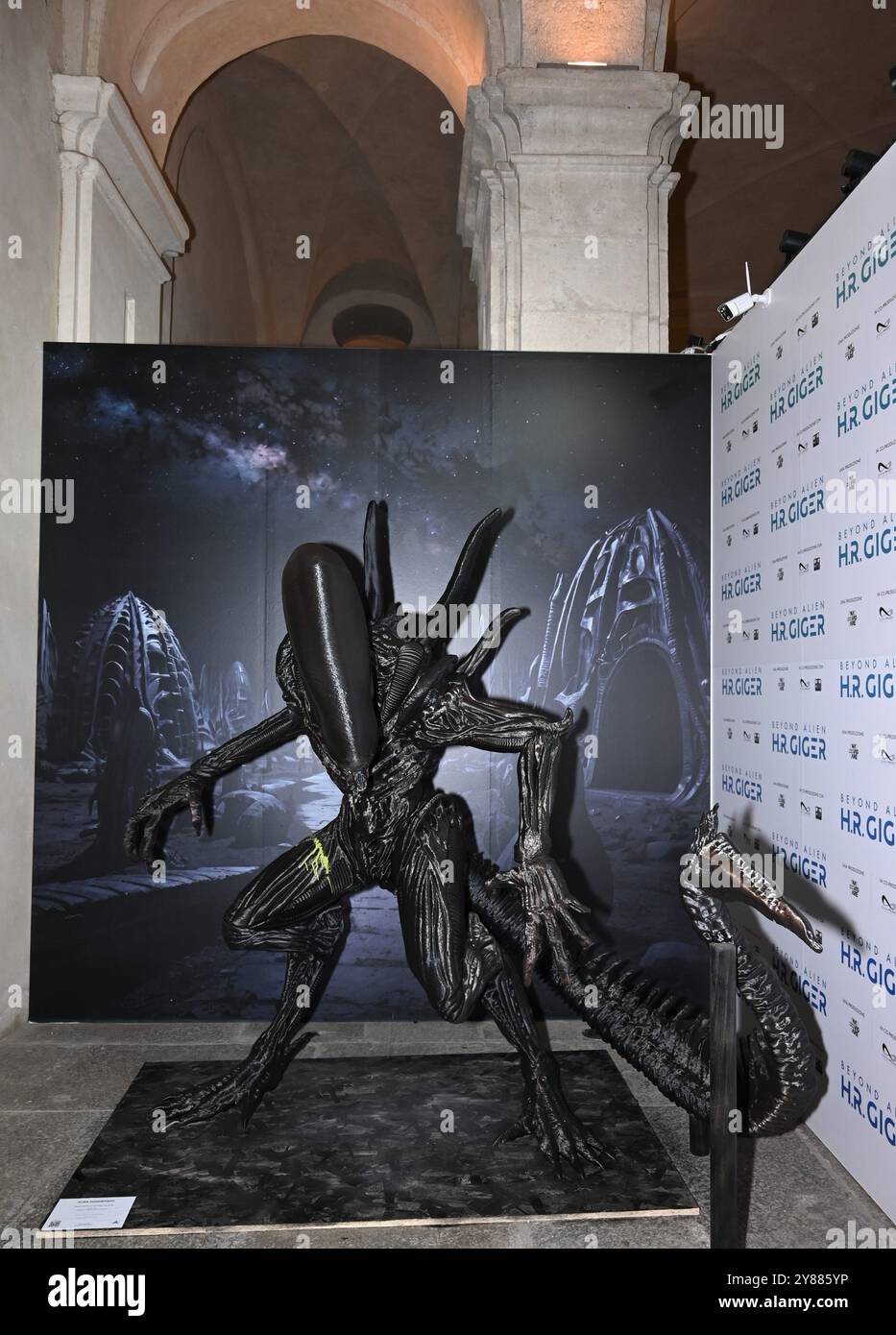 Turin, Italy Beyond Alien HRGIGER presentation of the first exhibition ...
