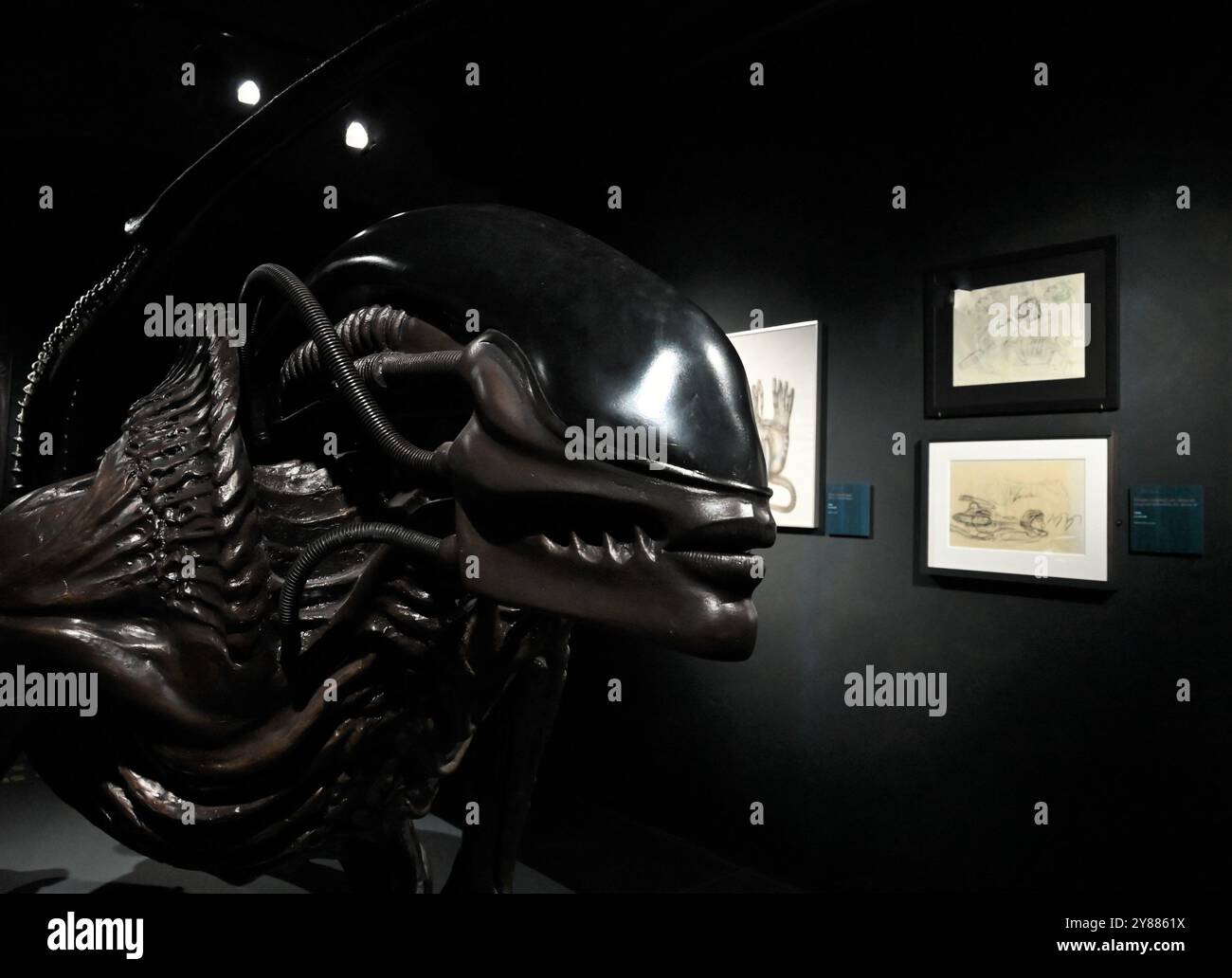 Turin, Italy Beyond Alien HRGIGER presentation of the first exhibition ...