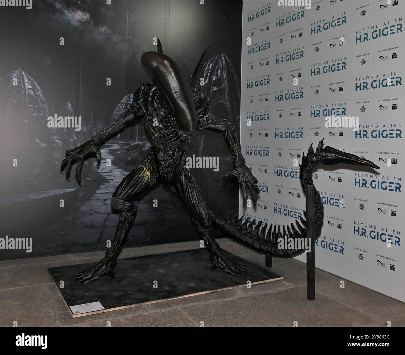 Turin, Italy Beyond Alien HRGIGER presentation of the first exhibition ...