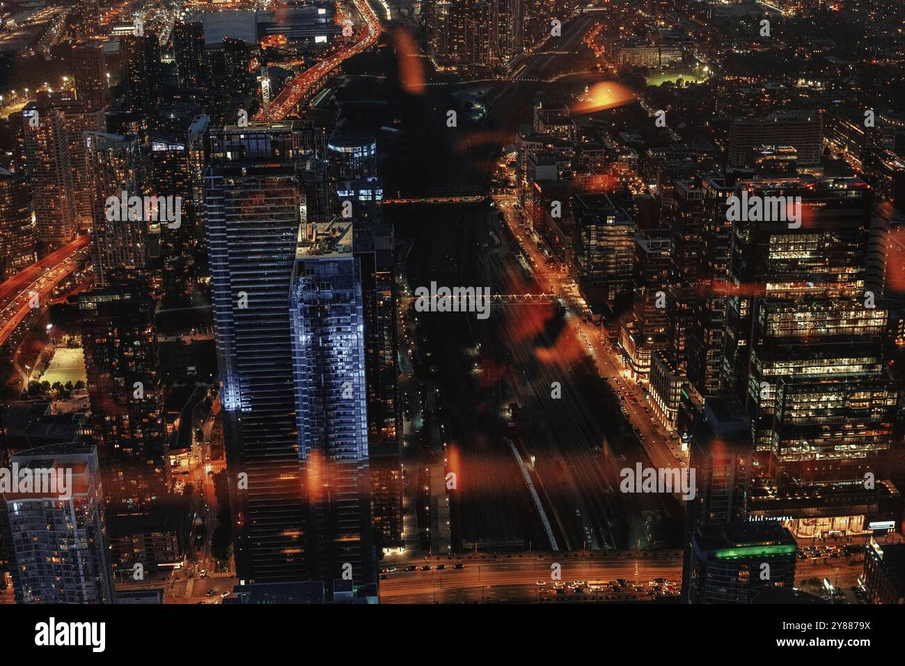Aerial shot downtown toronto hi-res stock photography and images - Alamy