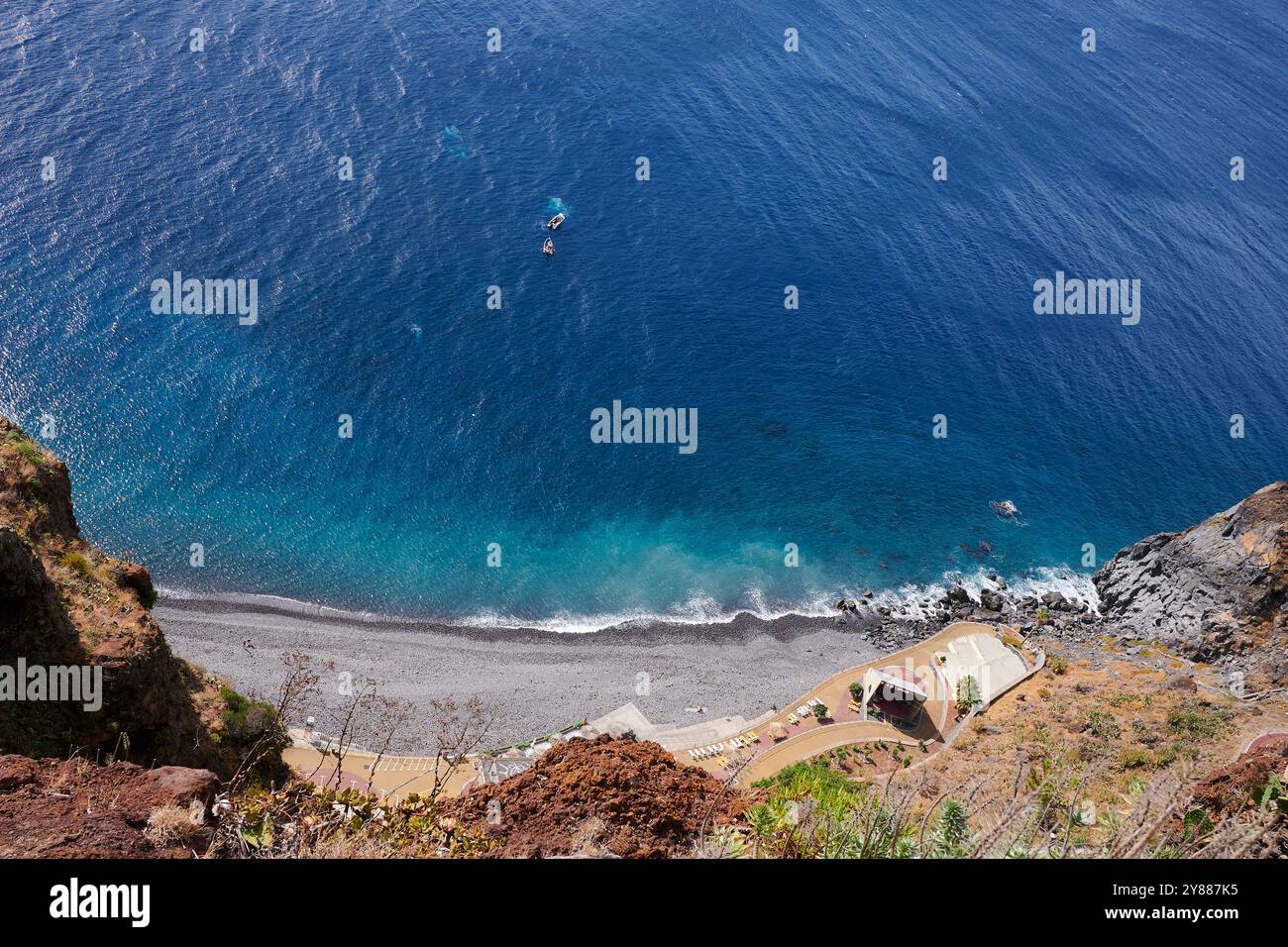 ocean bay near caniço, madeira Stock Photo - Alamy