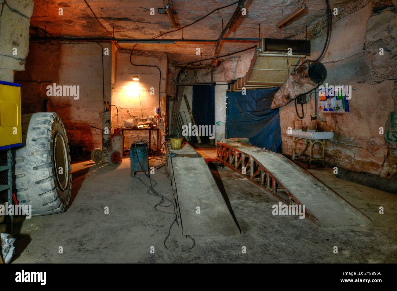 Corsham, Wiltshire, 2011 - Underground areas of the old and ...