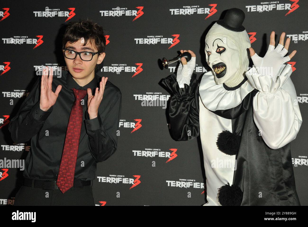 Elliott Fullam at the "Terrifier 3" gala screening, Vue West End ...