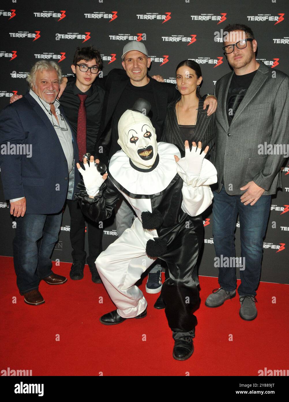 Phil Falcone, Elliot Fullam, Damien Leone, Samantha Scaffidi and George ...