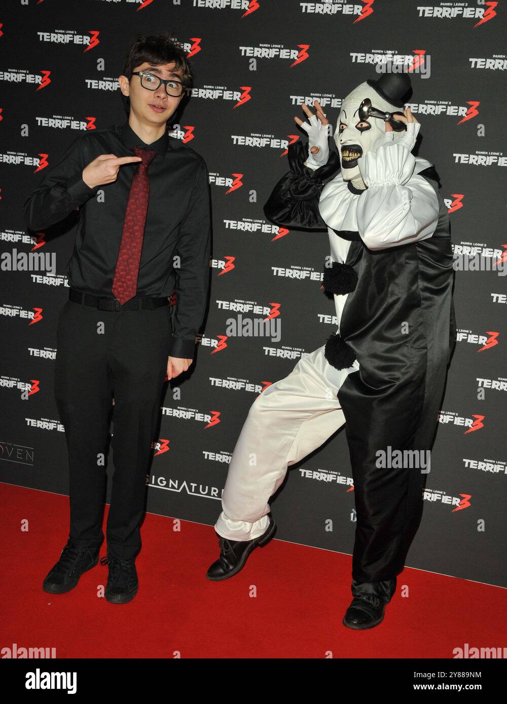 Elliott Fullam at the "Terrifier 3" gala screening, Vue West End ...