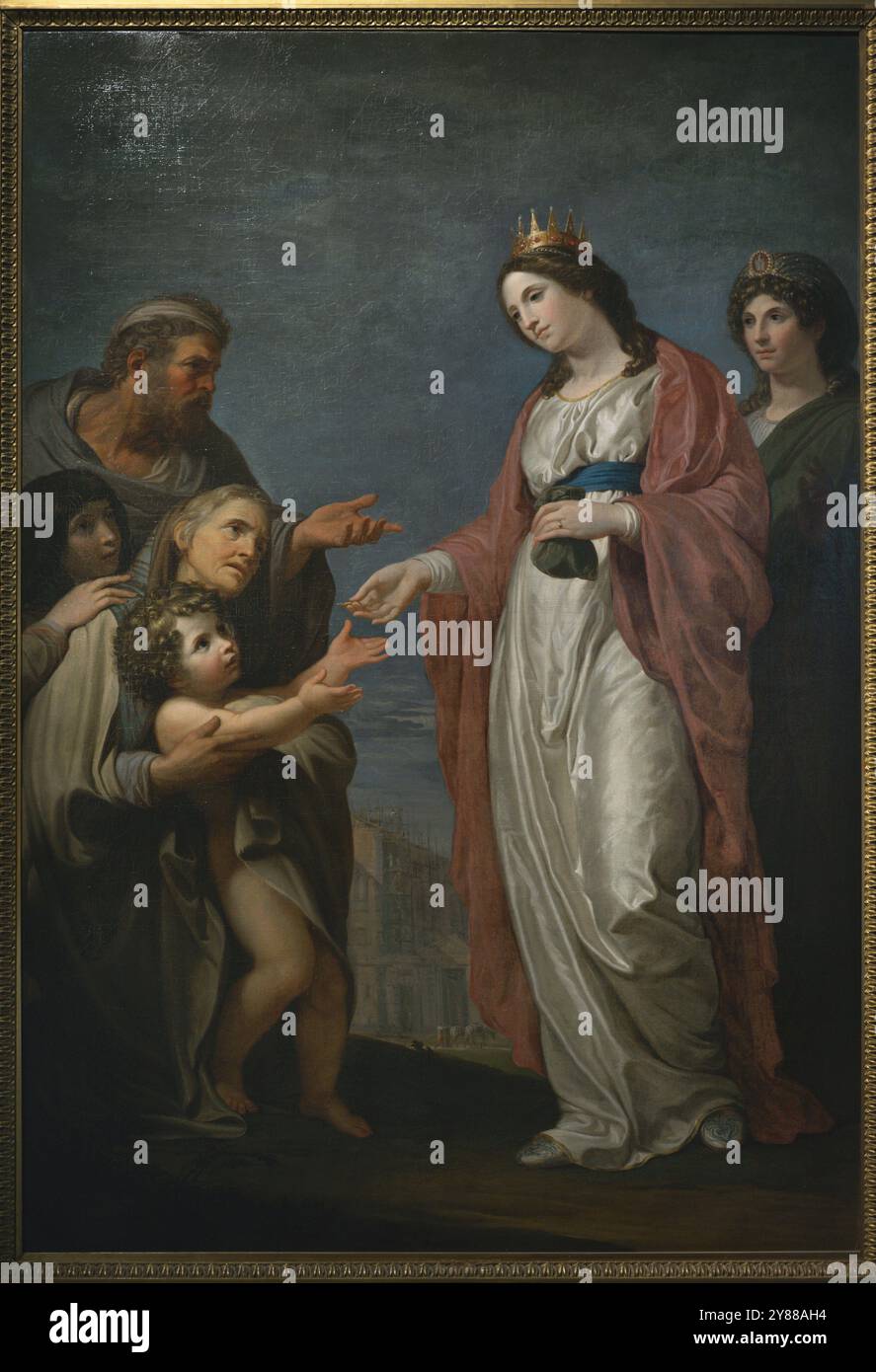Andrea Appiani (1754-1817). Italian painter. Queen Elizabeth of Hungary ...