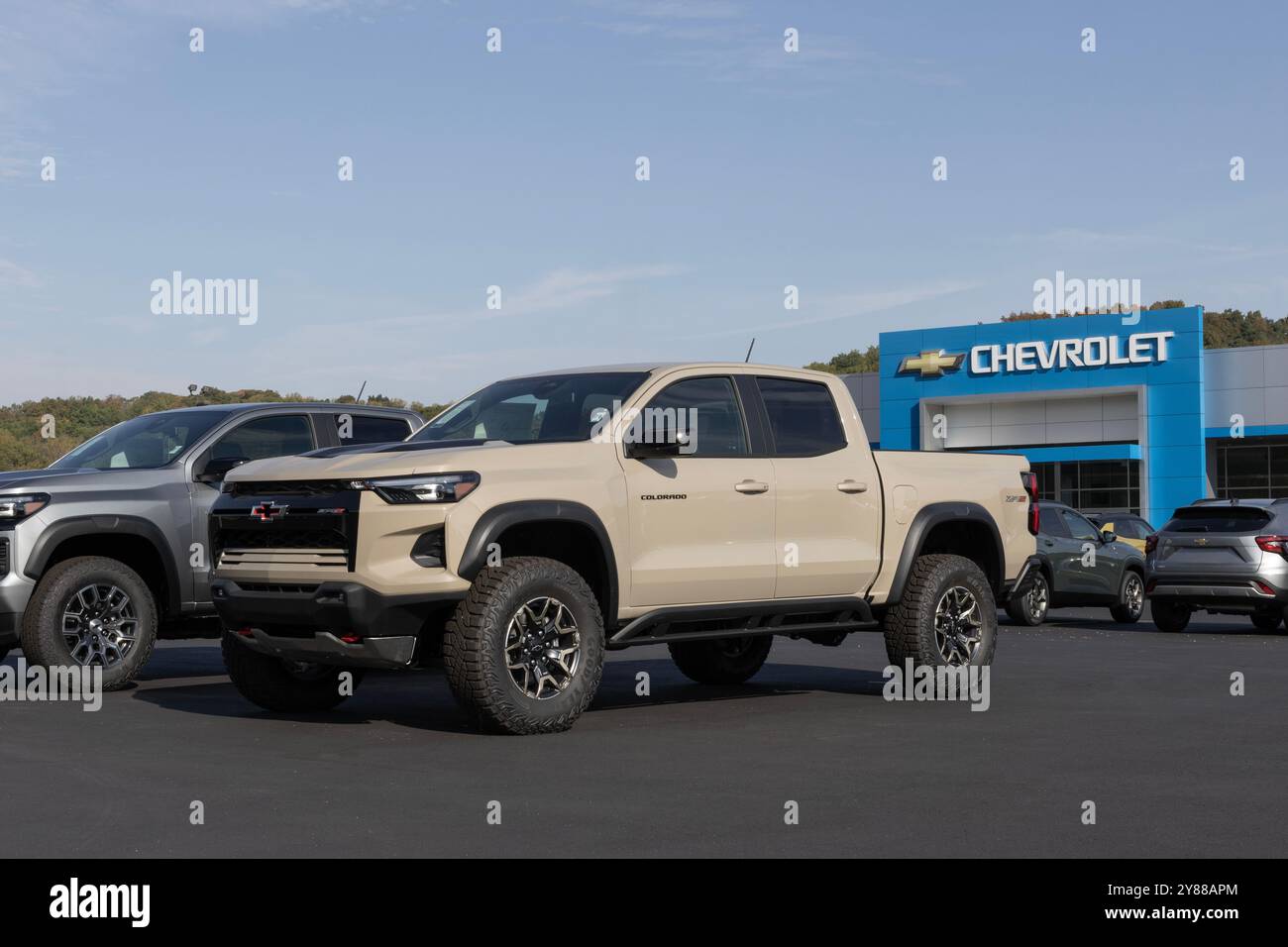 West Harrison - September 22, 2024: Chevrolet Colorado 4WD ZR2 Crew Cab ...