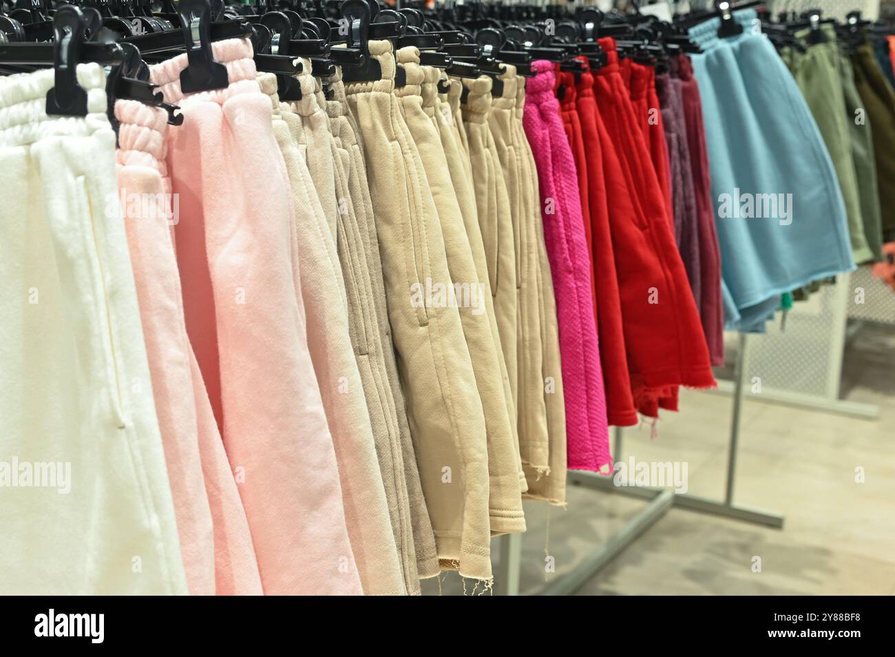 Shorts on hangers hi-res stock photography and images - Alamy