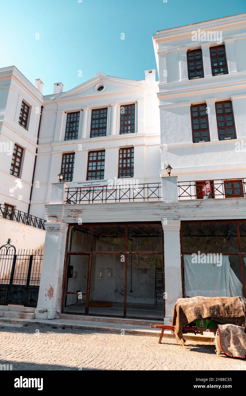 Tirilye, Turkiye - SEPT 29, 2024: The Stone School , Tas Mektep ...