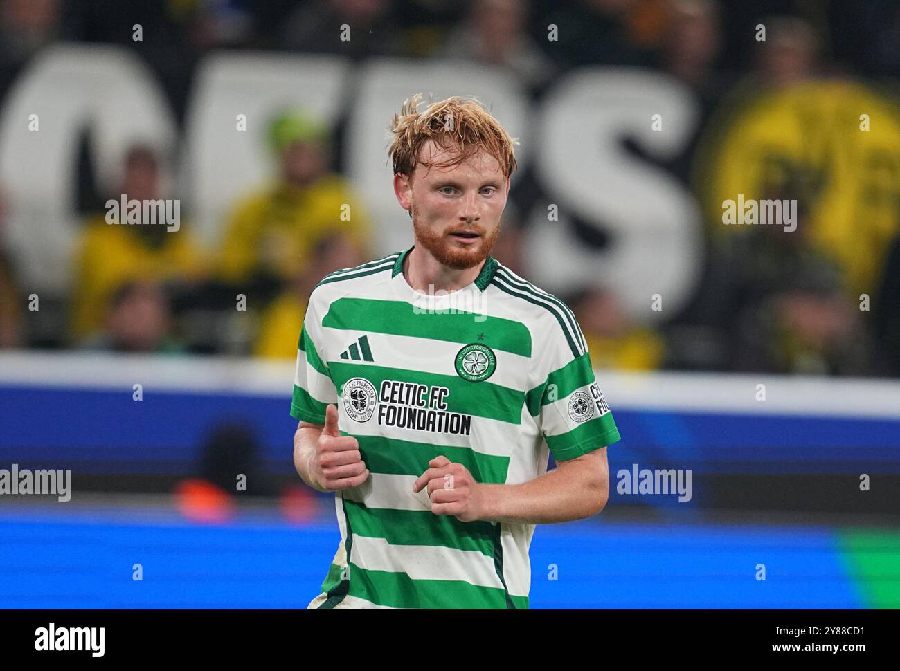 Dortmund, Germany. 1 October, 2024. Liam Scales during the Champions ...