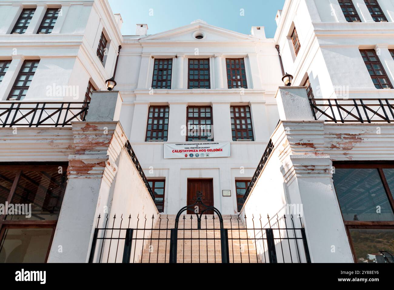 Tirilye, Turkiye - SEPT 29, 2024: The Stone School , Tas Mektep ...