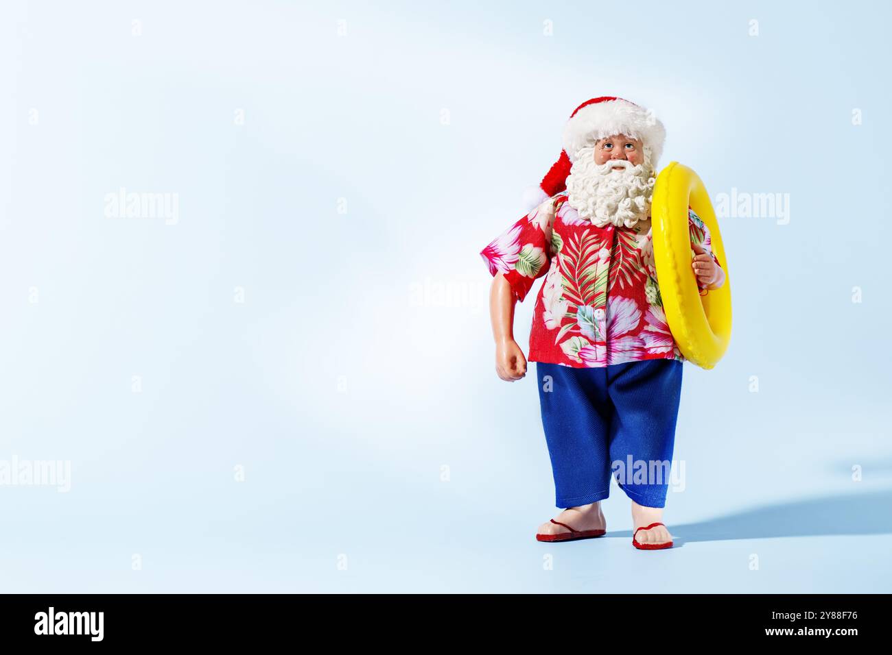 Santa claus inflatable ring hi-res stock photography and images - Alamy