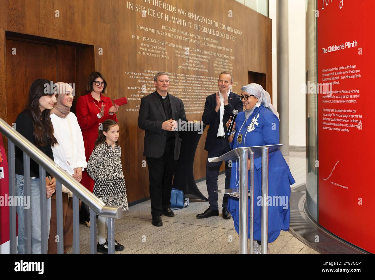 London, UK, 3rd October 2024. St Martin-in-the-Fields unveiled the ...