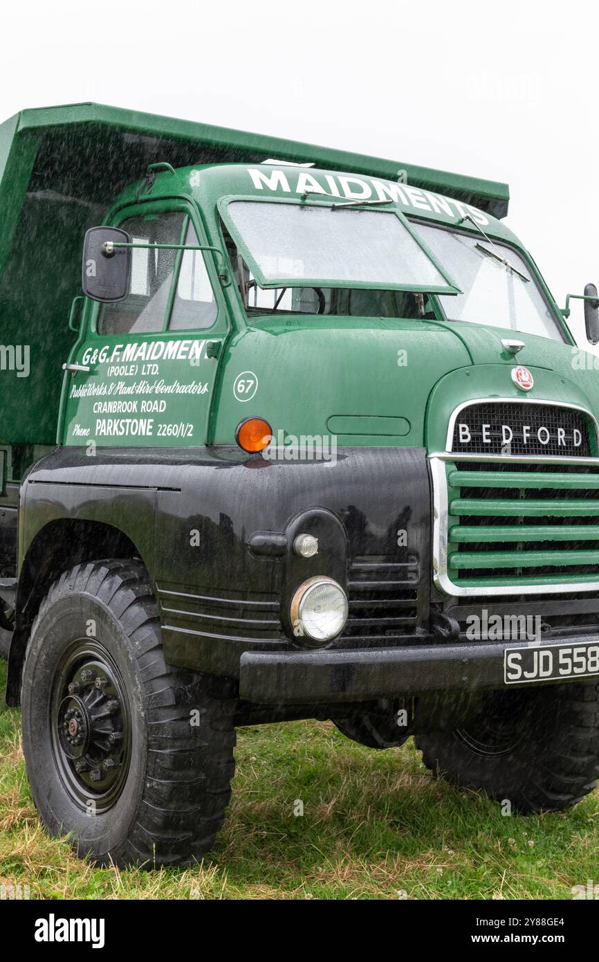 Low Ham.Somerset.United Kingdom.July 20th 2024.A Bedford RL tipper from ...