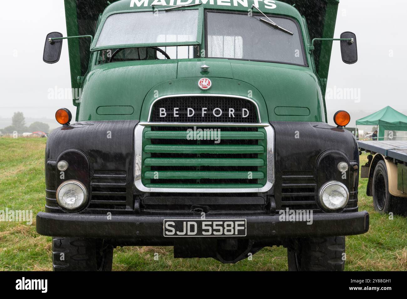 Low Ham.Somerset.United Kingdom.July 20th 2024.A Bedford RL tipper from ...