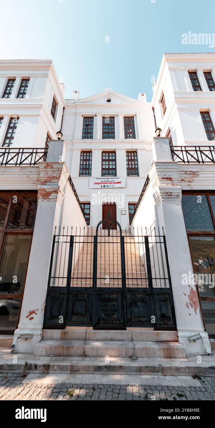 Tirilye, Turkiye - SEPT 29, 2024: The Stone School , Tas Mektep ...