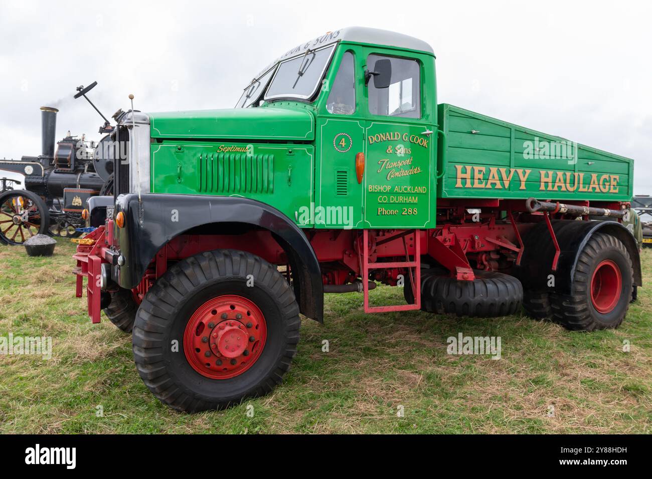 Low Ham.Somerset.United Kingdom.July 20th 2024.A Scammell Mountaineer ...