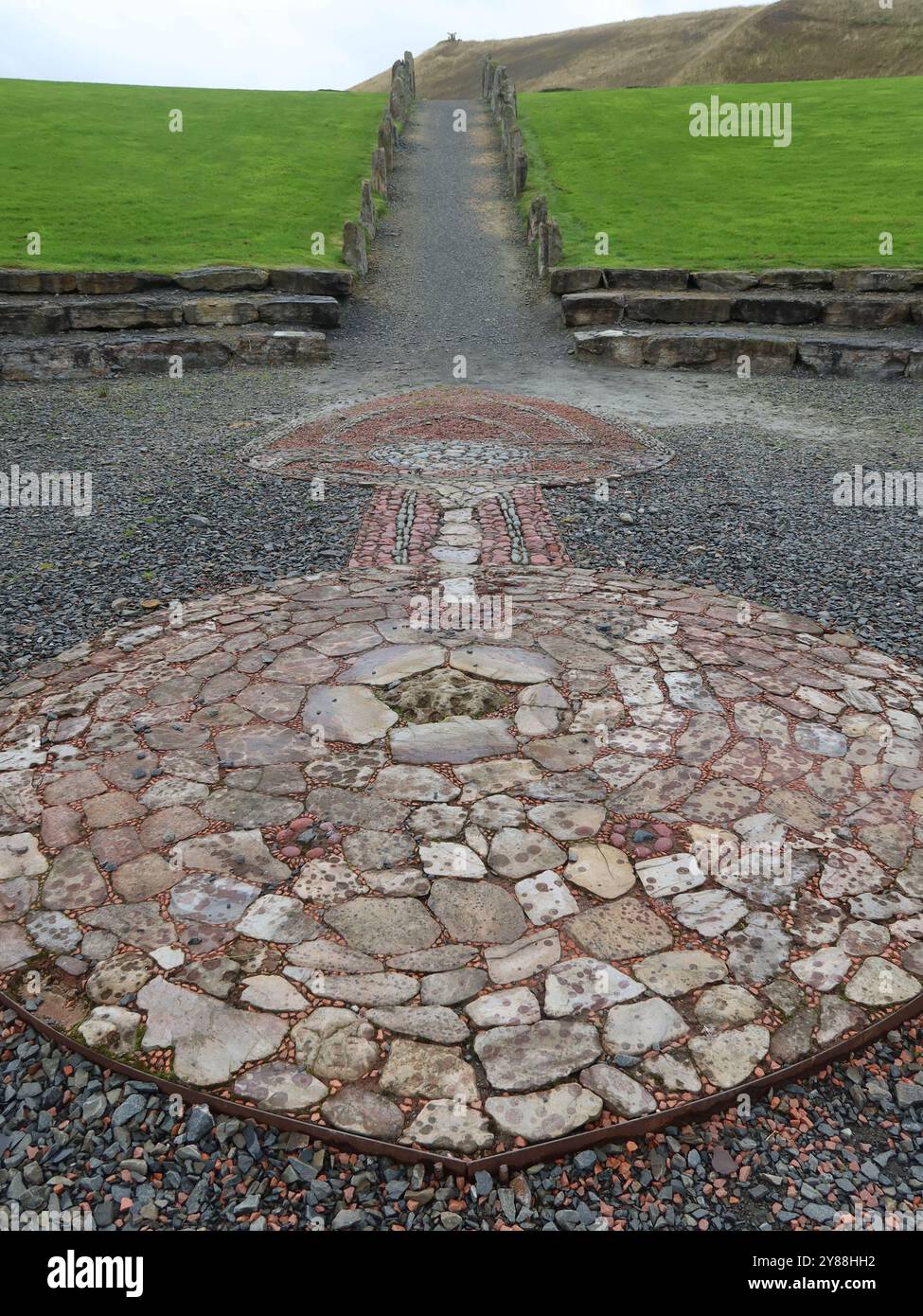 Stone circle represents a solar flare in Charles Jencks's artistic ...