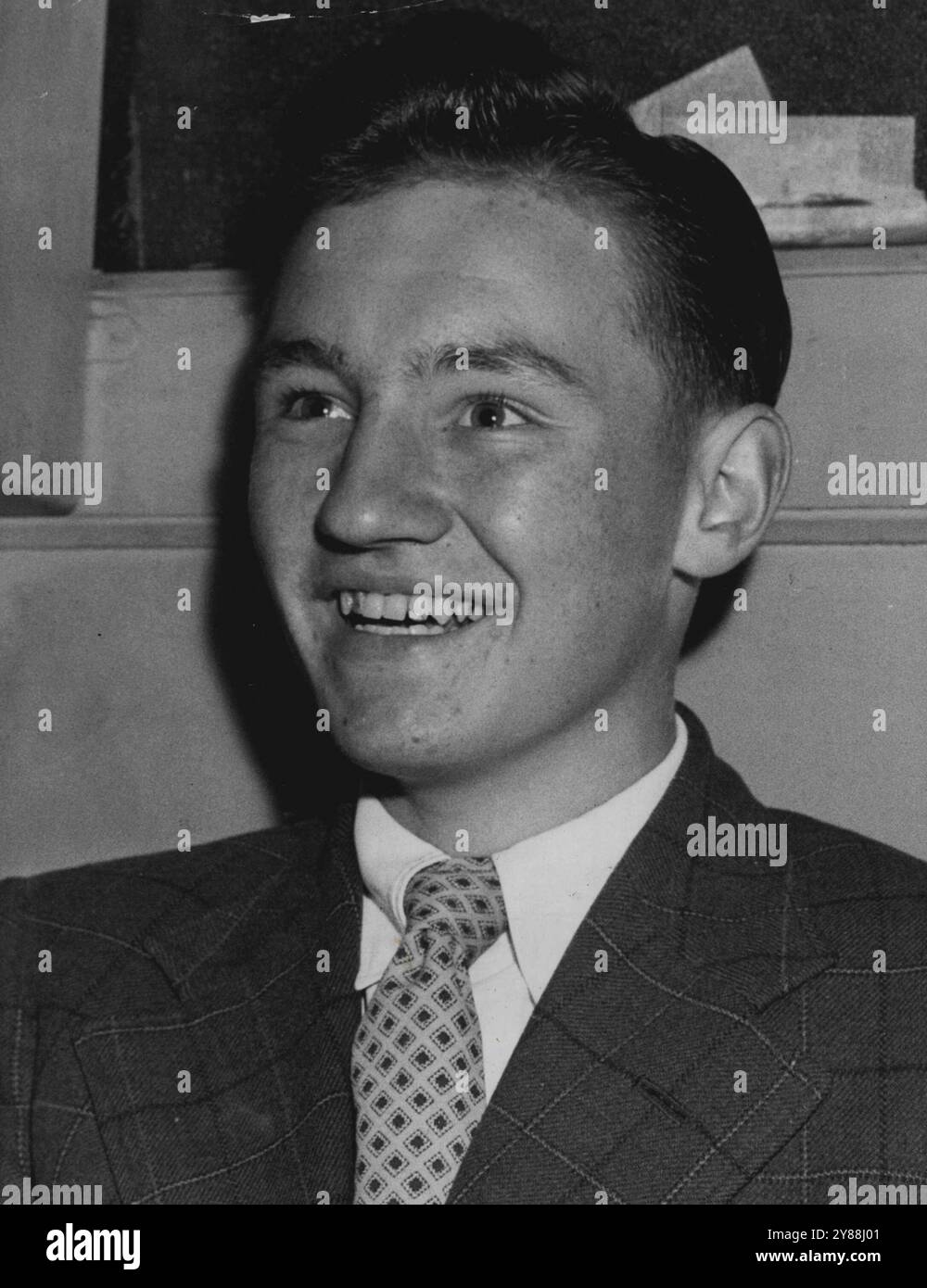 John Powers, 15, 82 Elianders St., Melbourne. June 29, 1950 Stock Photo ...