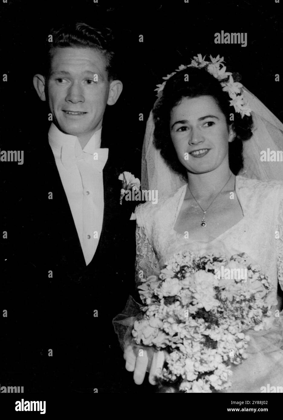 Ken Bailey and Norma Nielson. February 16, 1949 Stock Photo - Alamy