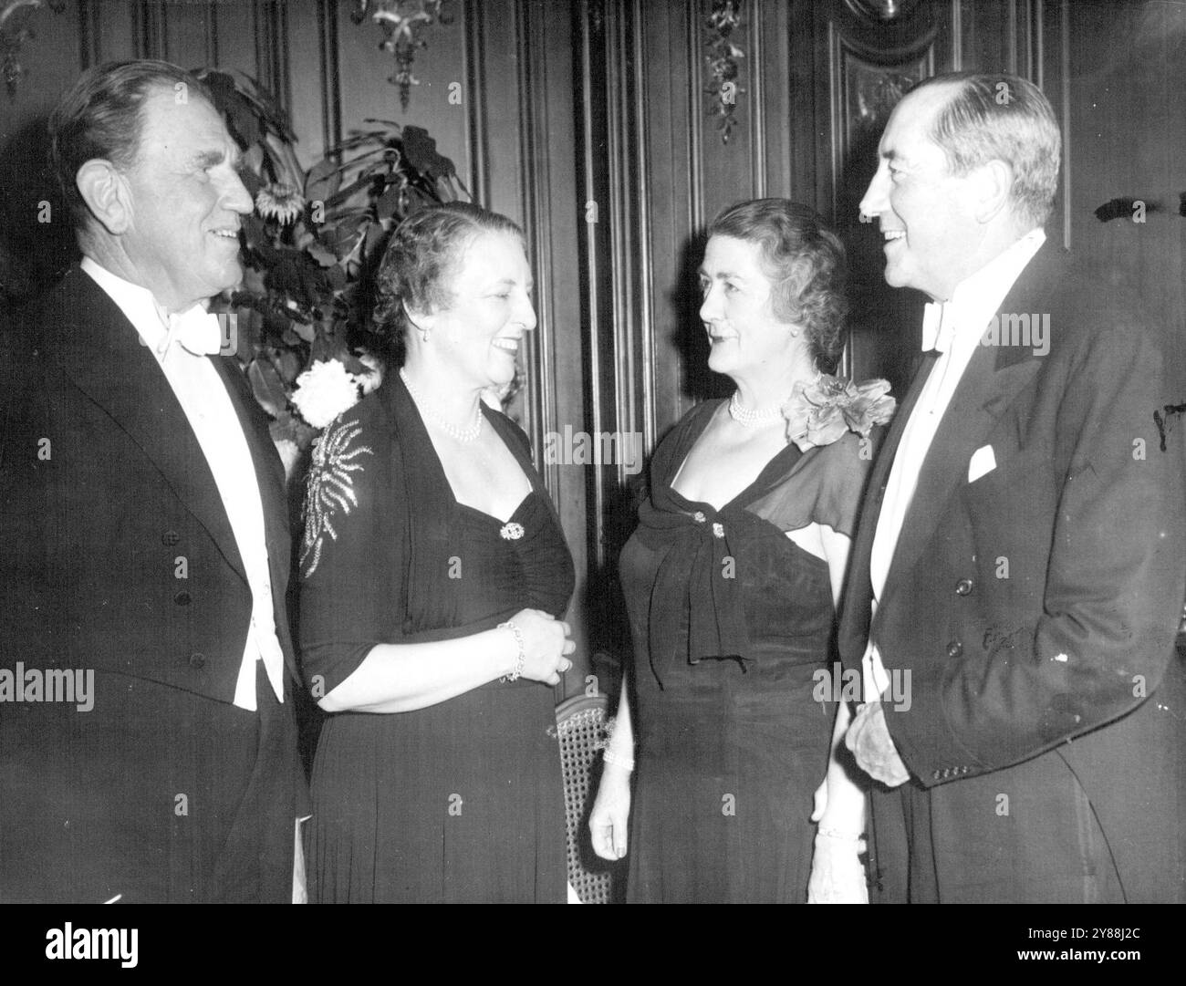 At London ReceptionPhoto Shows: Left to right at the reception Lord and ...