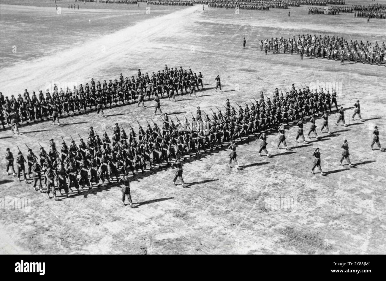 9th division on parade. The 9th Australian division was inspected by ...