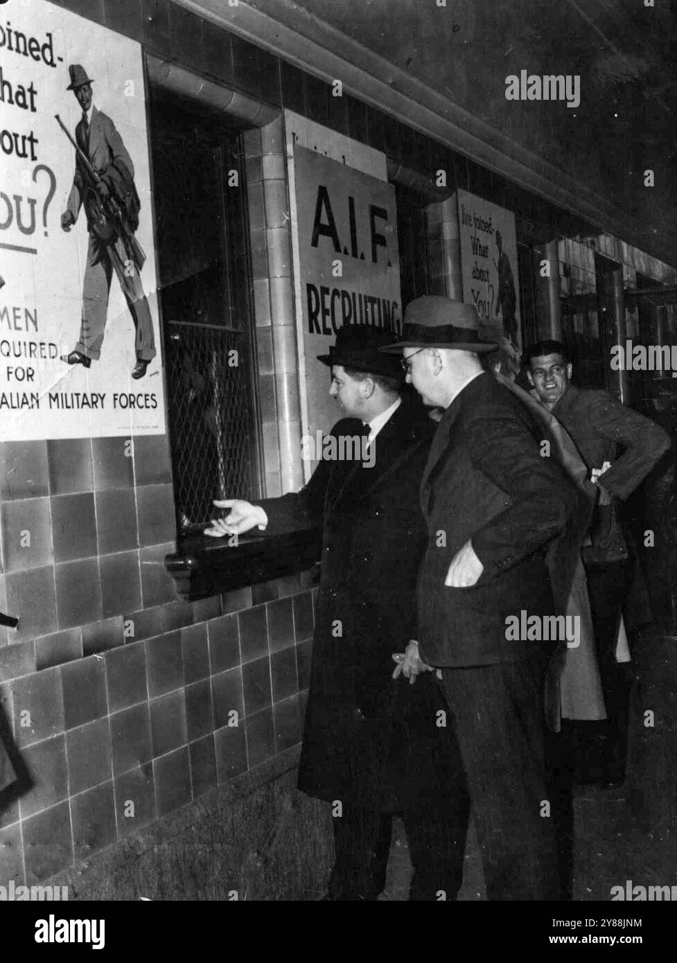 MLSSRS Holt (left) and Hutchinson, Victorian U.A.P. members of the ...