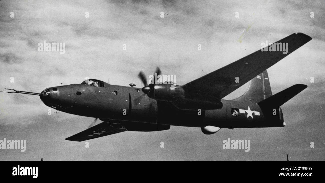 Martin P4M Mercator: Navy jet-powered patrol plane. October 02, 1951 ...