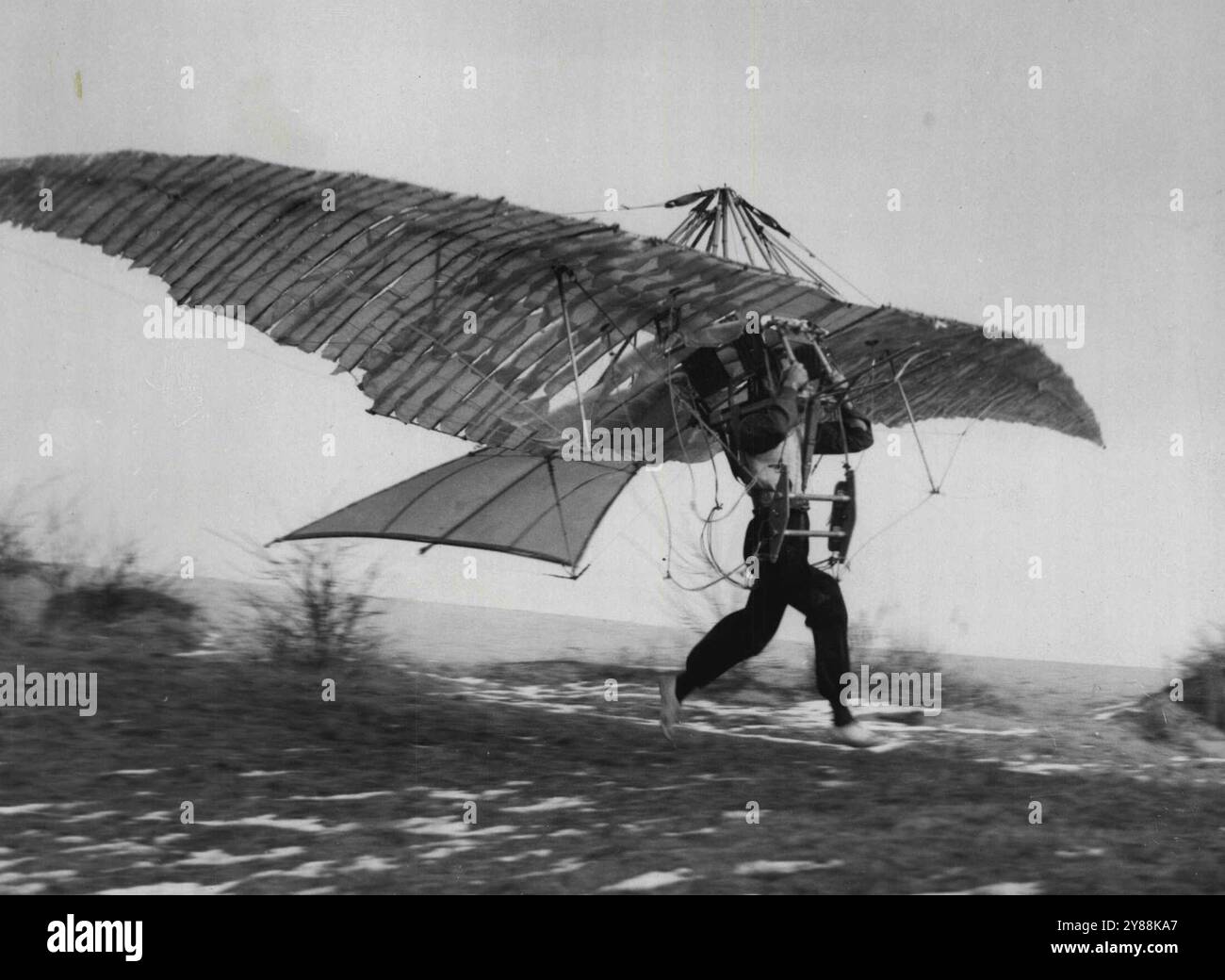 Wing flapping plane including all man powered aircraft hi-res stock ...