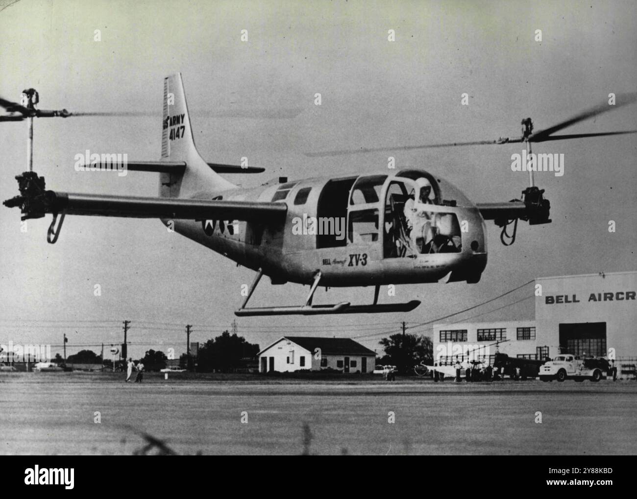 Now The Convertiplane -- The XV3 Convertiplane, built by bell aircraft ...