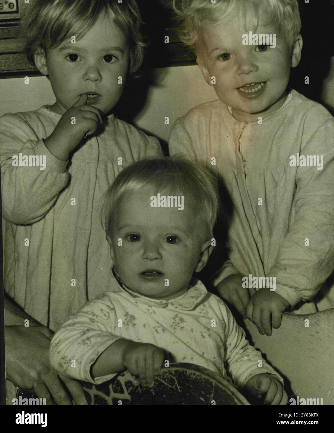 Three children who had remarkable escape from serious injury when a ...