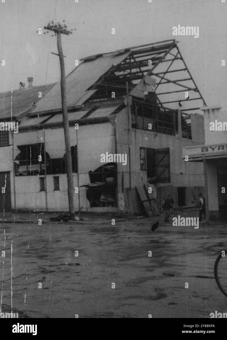 Cyclone Damage: Buildings of all descriptions suffered during the ...